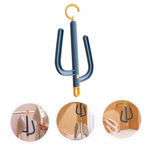 Cabilock Swivel Hook Hanger Multi Purpose Hanger Small Clothes Drying Rack Hanging Hooks Outdoor Shoes Drying Rack Shoes Hooks Slipper Drying Racks abs Portable Slippers to Rotate