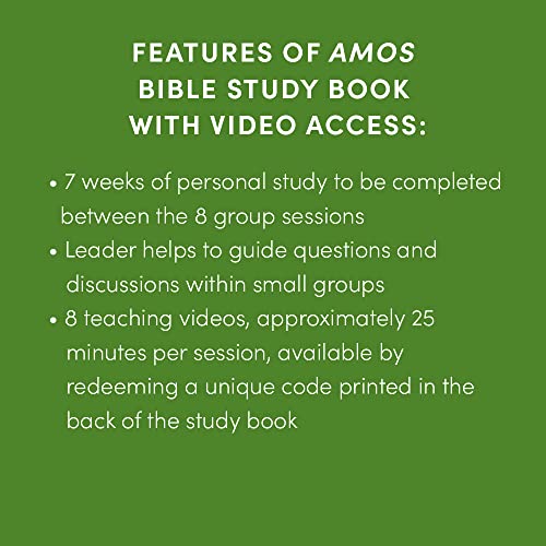 Amos - Bible Study Book with Video Access: An Invitation to the Good Life