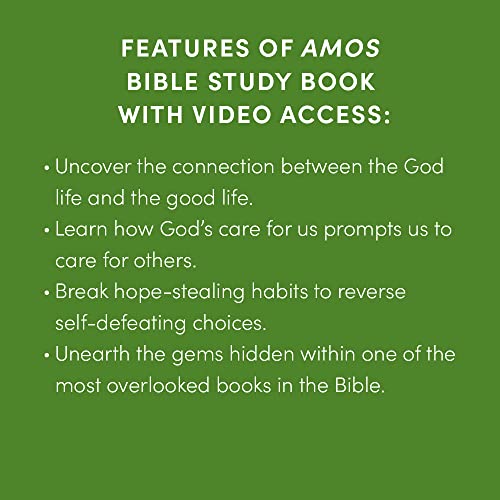 Amos - Bible Study Book with Video Access: An Invitation to the Good Life