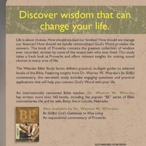 The Wiersbe Bible Study Series: Proverbs: God's Guidebook to Wise Living