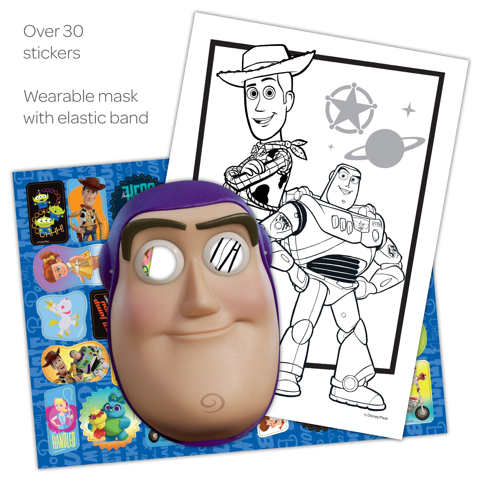 Toy Story Disney 4 Coloring & Activity Book with Mask 44640, Bendon