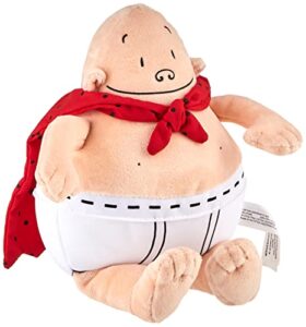 merrymakers captain underpants soft superhero toy, 10-inch, from the bestselling comic book series by dav pilkey, red