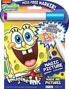 spongebob squarepants coloring book ~ imagine ink activity book for spongebob party favors party supplies