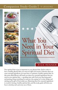 what you need in your spiritual diet study guide