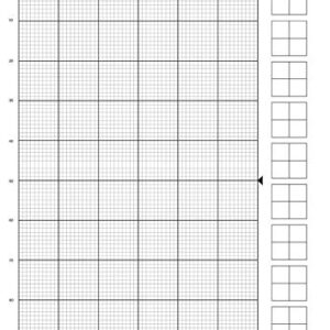 Cross Stitch 10 Count Graph Paper Notebook: DIN A4 | 110 Pages | For Embroidery