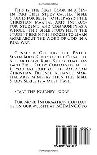 Bible Studies for Belts: A Guide for Christian Martial Arts (Christian Martial Arts Ministry Bible Studies)