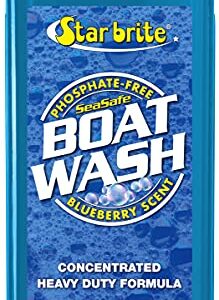 STAR BRITE Concentrated Boat Wash - Biodegradable, Phosphate-Free, Heavy-Duty Boat Soap for All Marine Surfaces - 16 Ounce (080416)