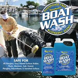 STAR BRITE Concentrated Boat Wash - Biodegradable, Phosphate-Free, Heavy-Duty Boat Soap for All Marine Surfaces - 16 Ounce (080416)