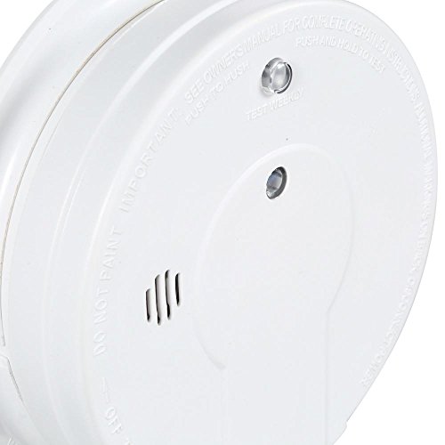 Kidde i12040 120V AC Wire-In Smoke Alarm with Battery Backup and Smart Hush