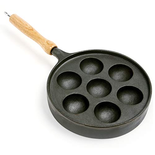 Norpro Deluxe Munk Aebleskiver Pan 8.5in/21cm in diameter and 2in/5cm