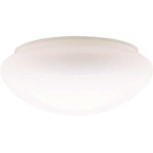 westinghouse 8375700 white glass mushroom shade 8"