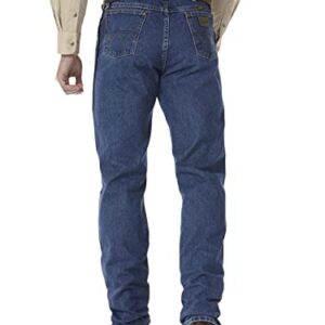 Wrangler Men's George Strait Cowboy Cut Original Fit Jean, Heavyweight Stone Denim, 36W x 32L