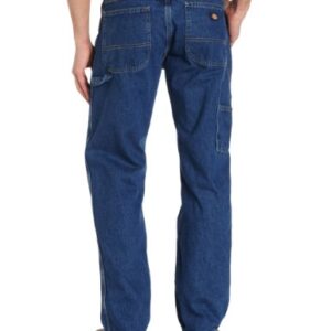 Dickies mens Relaxed Straight-fit Carpenter Jeans, Indigo Blue, 36W x 32L US