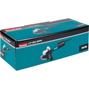 Makita 9557NB 4-1/2" Angle Grinder, with AC/DC Switch, Teal