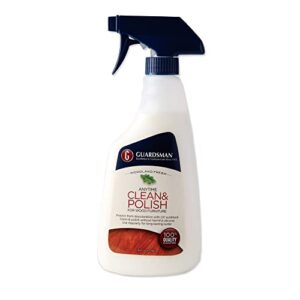 guardsman 461100 clean & polish wood cleaner & furniture valspar furniture polish, liquid, 16 oz, 1 count, spray bottle, woodland fresh, 16 fl oz