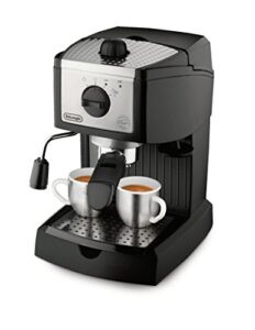 delonghi ec155 15 bar espresso and cappuccino machine, black