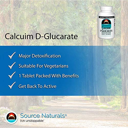 Source Naturals - Calcium D-Glucarate, 500 mg