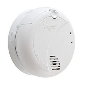 First Alert BRK 7010B Hardwired Smoke Detector with Photoelectric Sensor and Battery Backup , White