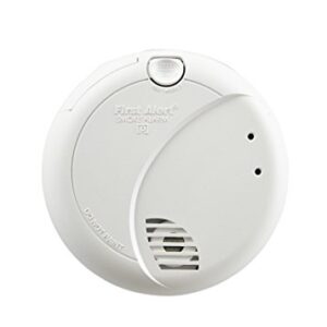 First Alert BRK 7010B Hardwired Smoke Detector with Photoelectric Sensor and Battery Backup , White