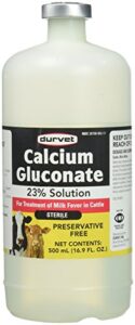 durvet calcium gluconate 23 percent solution