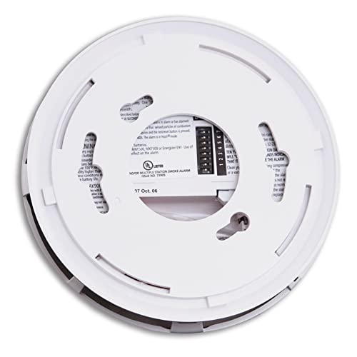 Kidde Wireless Smoke Detector, AA Battery Operated (Included), Ionization Sensor Wire-Free Interconnect Smoke Alarm