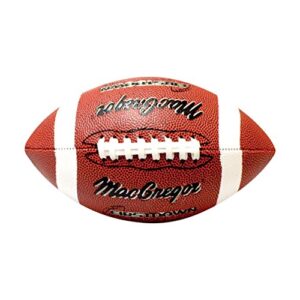 regent macgregor official size first down football (tan, medium)