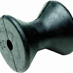 attwood 11205-1 Trailer Boat Rubber Bow 3x3 Roller, Black