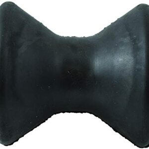 attwood 11205-1 Trailer Boat Rubber Bow 3x3 Roller, Black