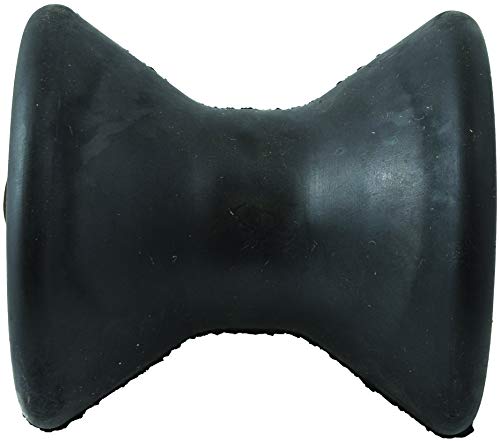 attwood 11205-1 Trailer Boat Rubber Bow 3x3 Roller, Black