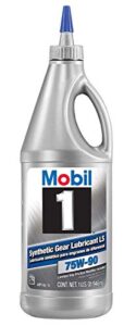 mobil 1 104361-unit 75w-90 synthetic gear lube - 1 quart