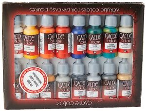 acylicos vallejo - 72299 - acrylic 16 colors for fantasy figures