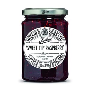 tiptree sweet tip raspberry preserve, 12 ounce jar