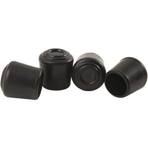 softtouch rubber leg tip (4 piece), 1", black