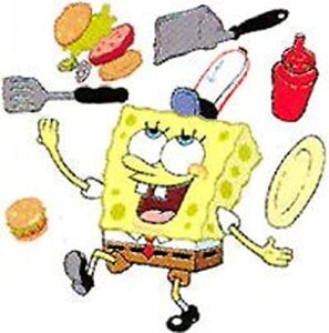 bu spongebob krusty krab wall appliques wallpaper kid room