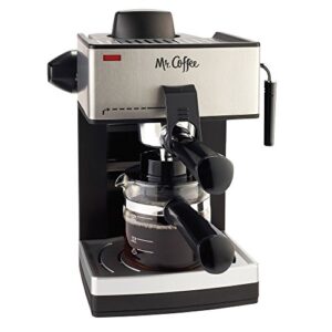 mr. coffee 4-cup steam espresso system with milk frother