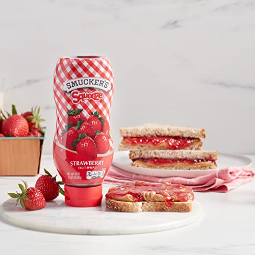 Smucker's Squeeze Strawberry Fruit Spread, 19.17 Fl Oz