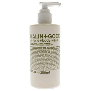 Malin + Goetz Hand + Body Wash, Rum, 8.5 Fl Oz