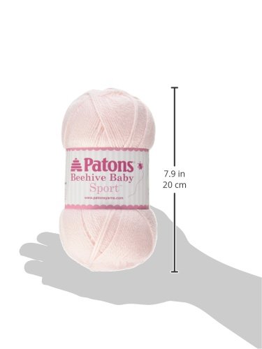 Patons - 24600909420 Beehive Baby Sport Yarn, 3.5 oz, Precious Pink, 1 Ball