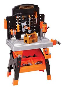 black+decker kids workbench - power tools workshop - build your own toy tool box – 75 realistic toy tools and accessories [amazon exclusive]