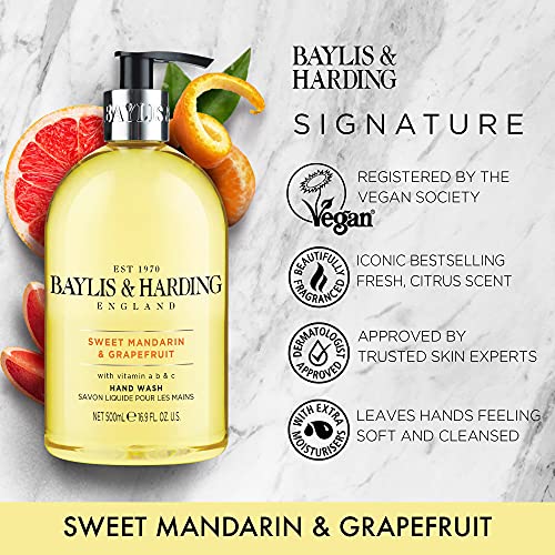 Baylis & Harding Sweet Mandarin & Grapefruit 16.9 Ounces Hand Wash & Lotion