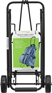 conair dolly cart for travel, luggage cart, utility cart for moving, travel, and shopping in black by travel smart