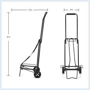 Conair Dolly Cart for Travel, Luggage Cart, Utility Cart for Moving, Travel, and Shopping in Black by Travel Smart