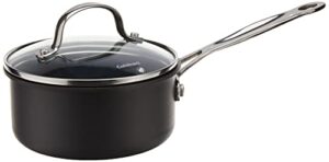 cuisinart 1-quart saucepan, chef's classic nonstick hard anodized saucepan w/cover, 619-14