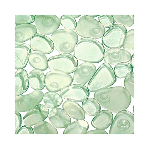 iDesign Pebblz Non-Slip Suction Bath Mat for Shower, Bathtub - Green 26" x 13.5"