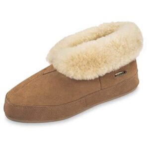 acorn men's sheepskin bootie slipper