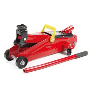 big red t82002-br torin hydraulic trolley service/floor jack, 2 ton (4,000 lb) capacity, red