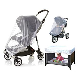 dreambaby mosquito bug net for stroller, crib, bassinet, cradle, playard, pack n plays - insect net with elastic edges