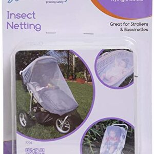 Dreambaby Mosquito Bug Net for Stroller, Crib, Bassinet, Cradle, Playard, Pack N Plays - Insect Net with Elastic Edges