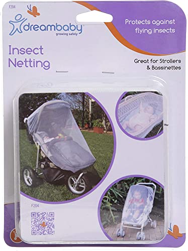 Dreambaby Mosquito Bug Net for Stroller, Crib, Bassinet, Cradle, Playard, Pack N Plays - Insect Net with Elastic Edges