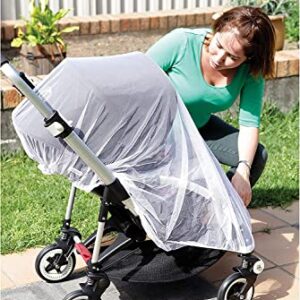 Dreambaby Mosquito Bug Net for Stroller, Crib, Bassinet, Cradle, Playard, Pack N Plays - Insect Net with Elastic Edges